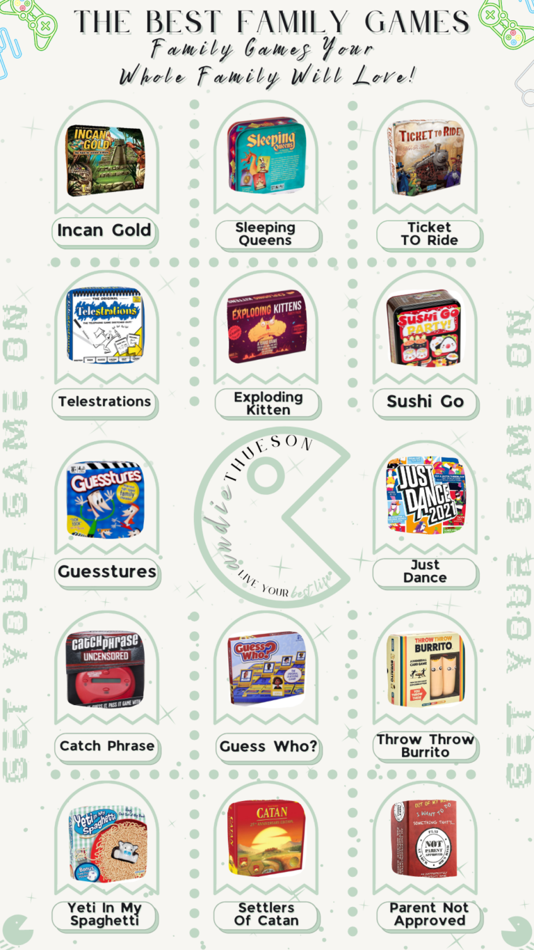 The Best Family Games, Your Whole Family Will Love! - Andie Thueson